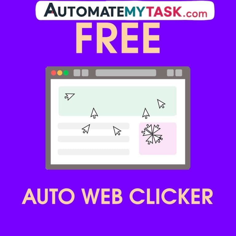[FREE] Auto Web Clicker – Automate My Task